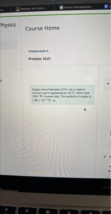 Solved Course Home 0.274 cm is used to connect a set of | Chegg.com