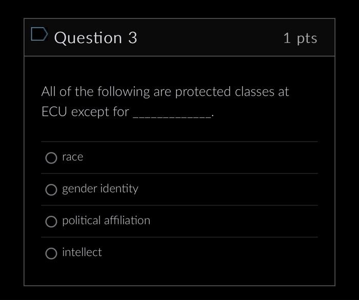 Solved Question 3 1pts All of the following are protected | Chegg.com