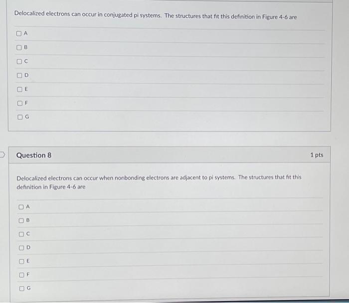 Solved Delocalized electrons can occur in conjugated pi | Chegg.com