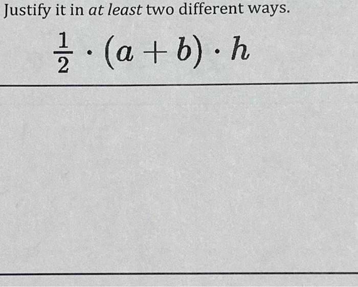 Solved Justify it in at least two different ways. | Chegg.com