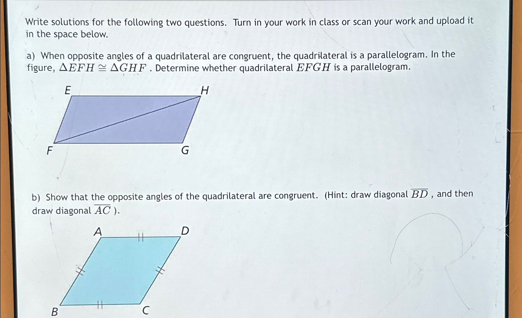 Solved Write solutions for the following two questions. Turn | Chegg.com