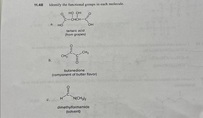 Solved Identify the functional groups in each molecule. HO | Chegg.com
