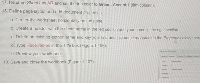 Solved 1. Open the EX2019-IndependentProject-1-6 stait file. | Chegg.com