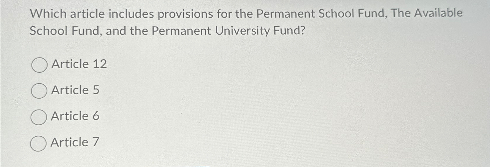 Solved Which article includes provisions for the Permanent | Chegg.com