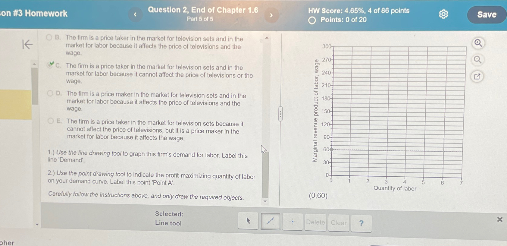 Solved on #3 ﻿HomeworkQuestion 2, ﻿End of Chapter 1.6HW | Chegg.com