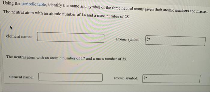Solved Identify which subatomic particles match each of | Chegg.com