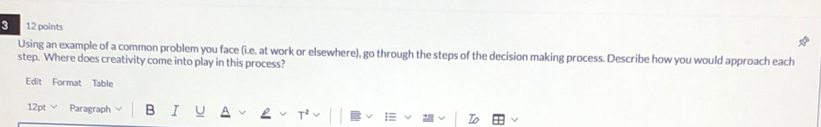 Solved 3 ﻿pointsUsing an example of a common problem you | Chegg.com