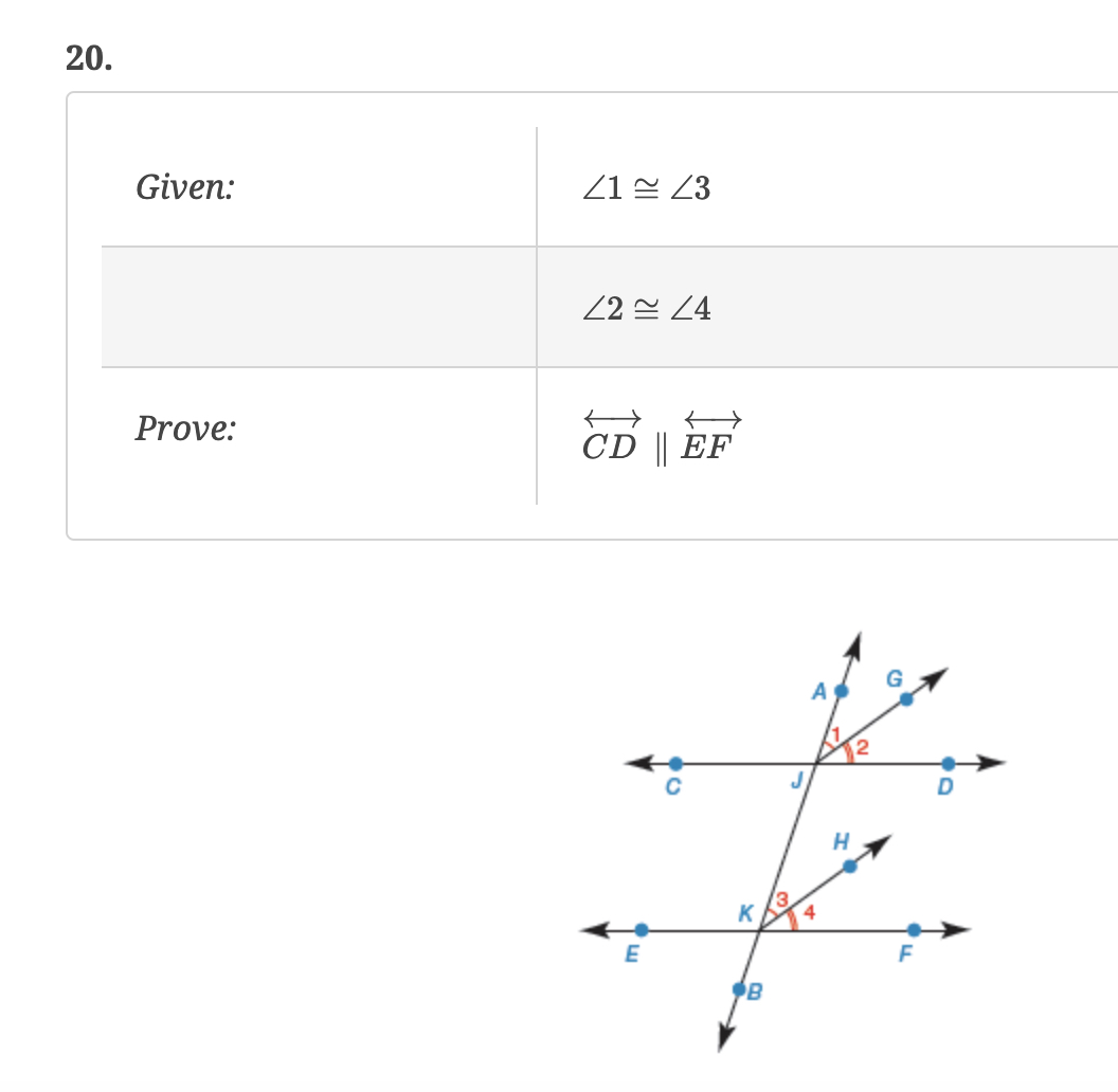 Solved Given:??1~??3=??2~??4=Prove:CDharr||EFharr | Chegg.com