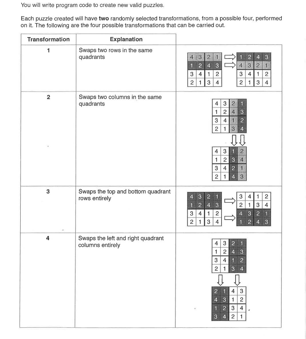 Solved You will write program code to create new valid | Chegg.com