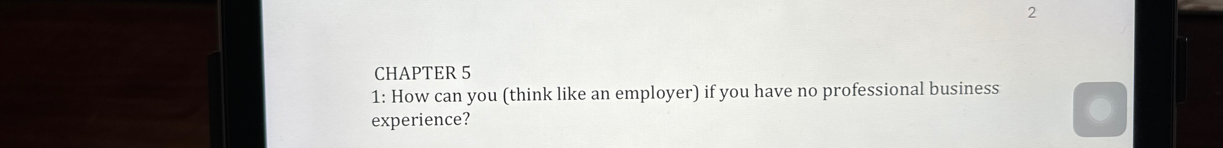 Solved CHAPTER 51: How can you (think like an employer) ﻿if | Chegg.com