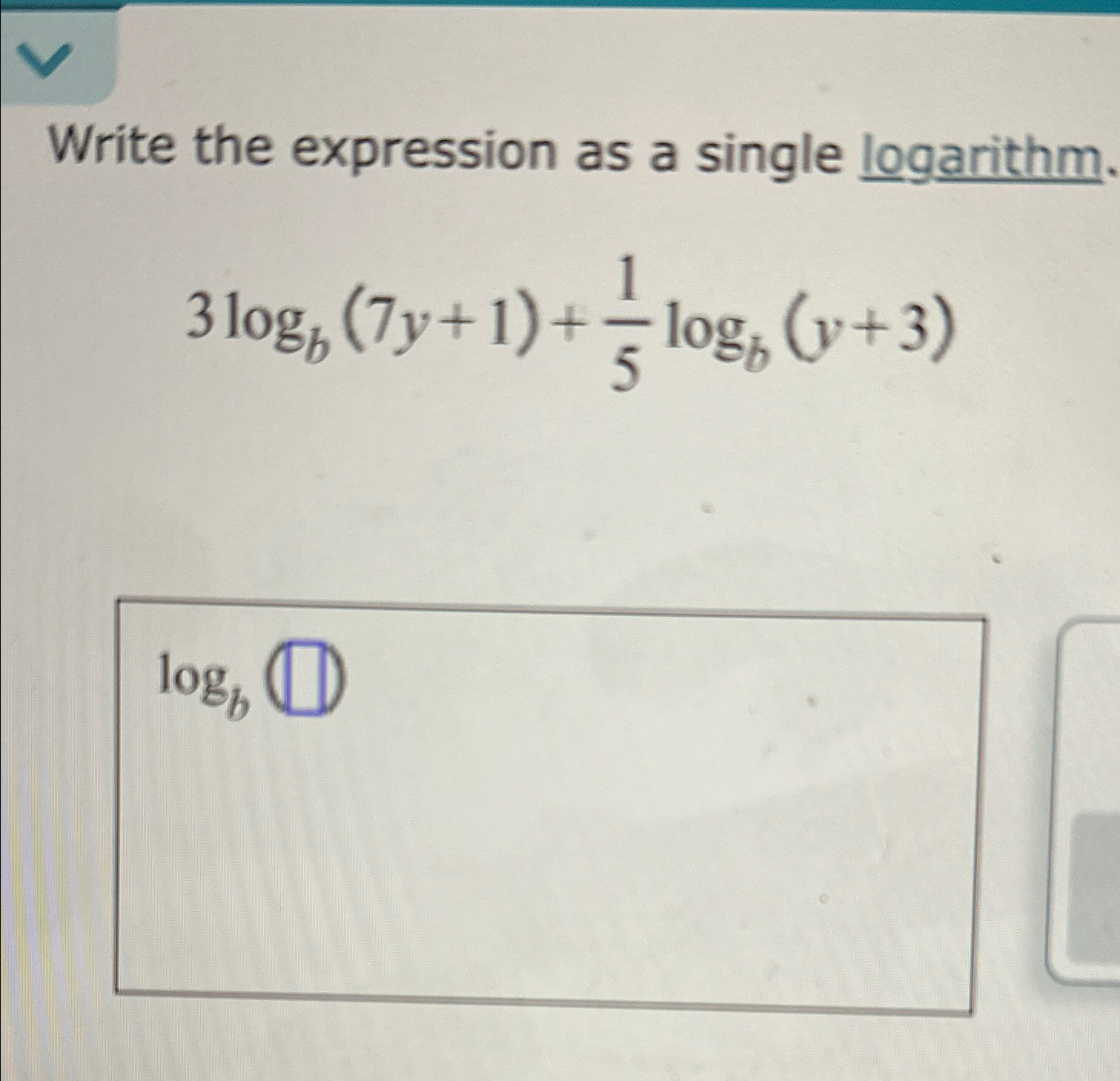 Solved Write the expression as a single | Chegg.com