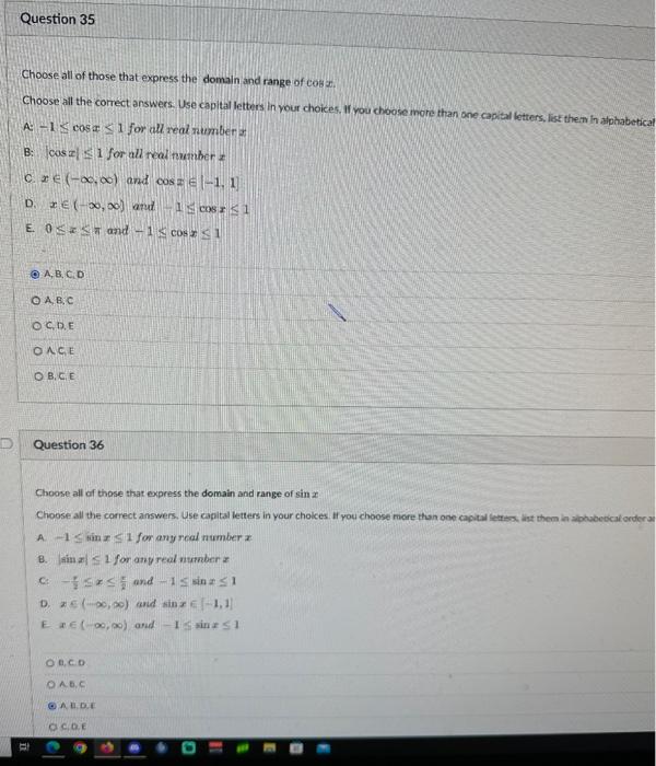 Solved Choose all the right statements. If you choose more | Chegg.com