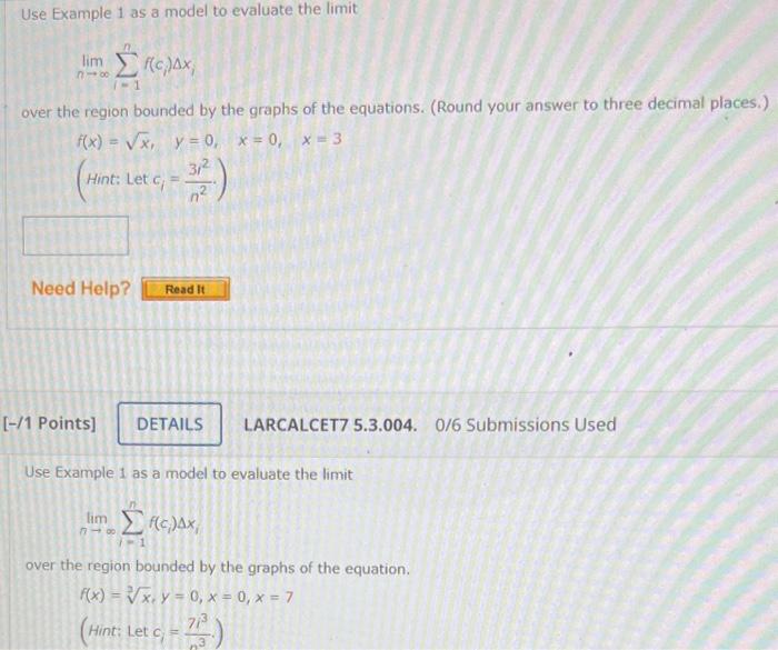 Solved Use Example 1 as a model to evaluate the limit | Chegg.com