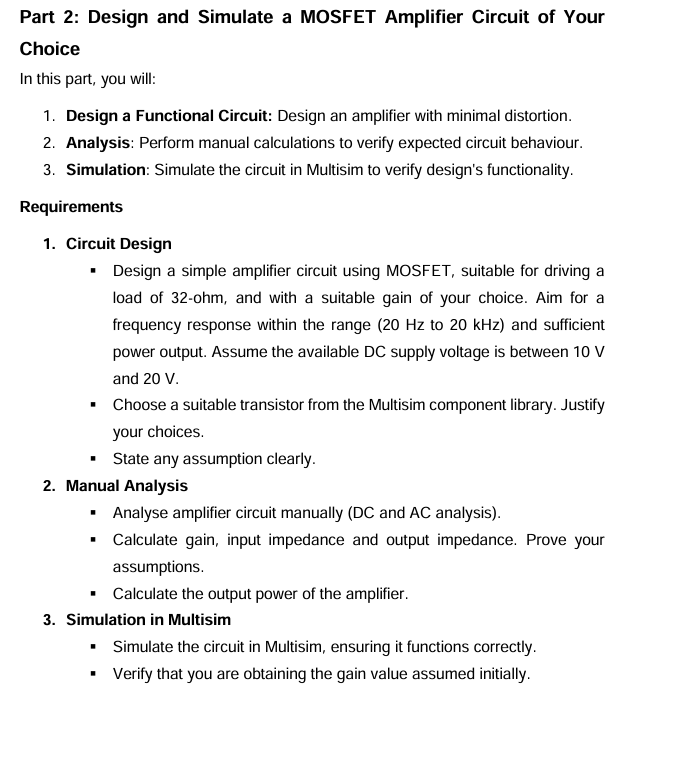 Solved I SPECIFICALLY NEED THE MULTISIM DIAGRAM, IF YOU DONT | Chegg.com