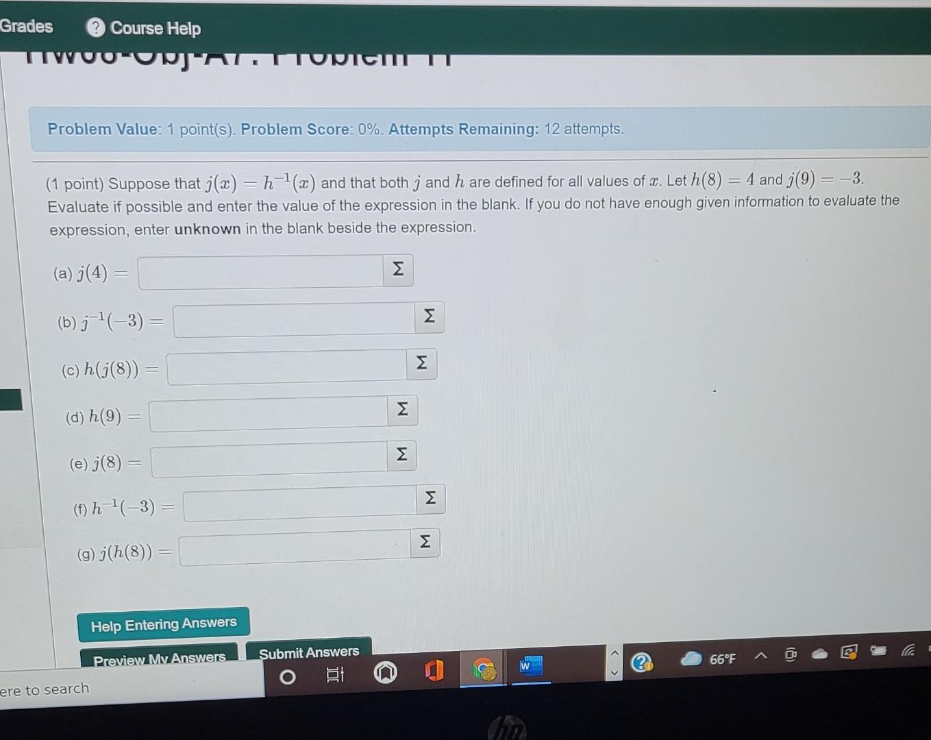 Solved Hw08-Obj-A7: Problem 8 Problem Value: 1 point(s). | Chegg.com