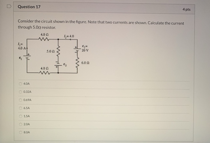 Solved D Question 14 4 pts An ohmmeter measures the | Chegg.com