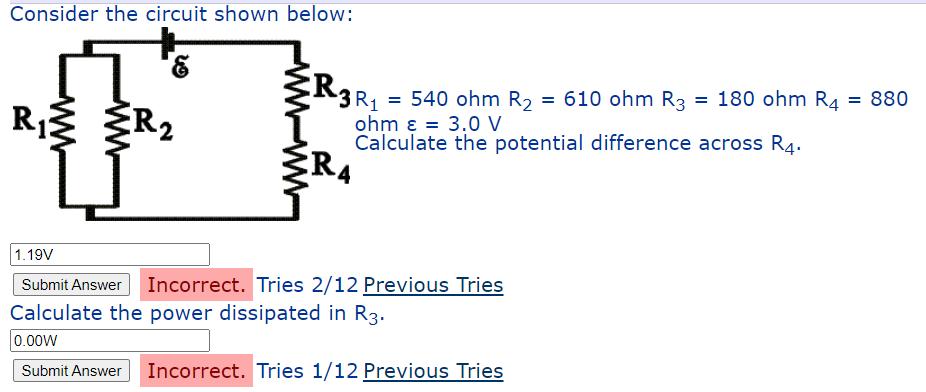 Solved Consider the circuit shown below:Calculate the power | Chegg.com