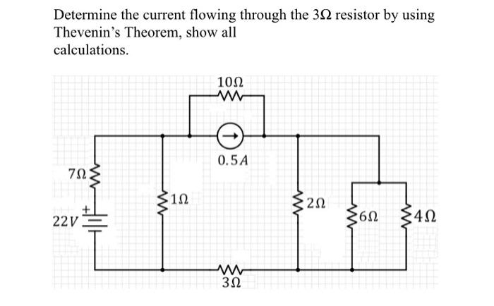 Question 2 determine the current flowin through the | Chegg.com