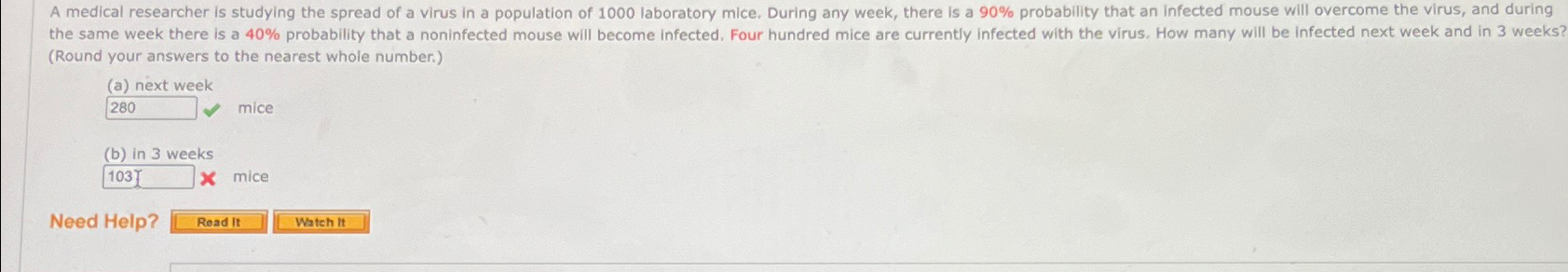 Solved (Round your answers to the nearest whole number.)(a) | Chegg.com