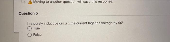 Solved In a purely inductive circuit, the current lags the | Chegg.com