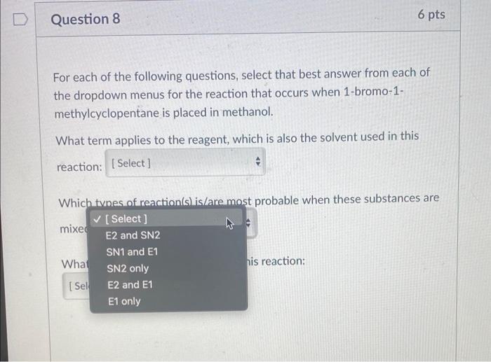 Solved For each of the following questions, select that best | Chegg.com