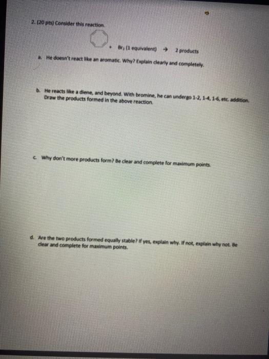 Solved 2. (20 pts. Consider this reaction Bey equivalent) 2 | Chegg.com Solved 2. (20 pts. Consider this reaction Bey equivalent) 2 | Chegg.com