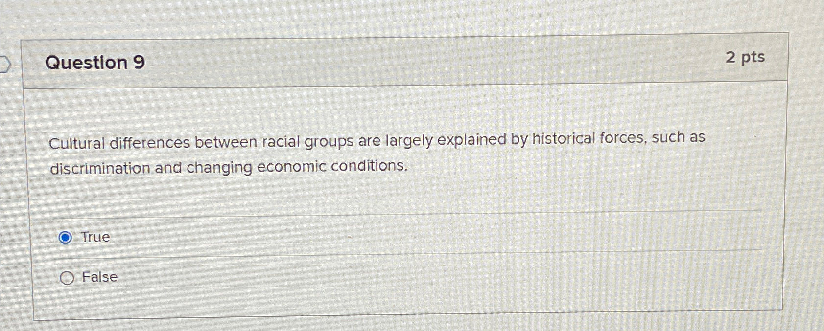 Solved Question 92 ptsCultural differences between racial | Chegg.com Solved Question 92 ptsCultural differences between racial | Chegg.com