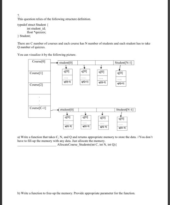 Solved This Question Relies Of The Following Structure