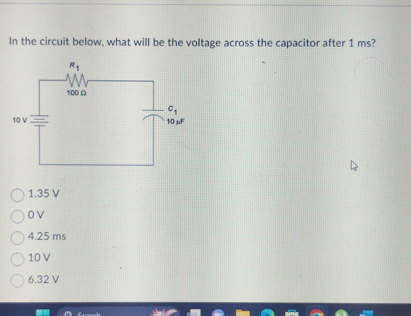 Solved In the circuit below, what will be the voltage across | Chegg.com