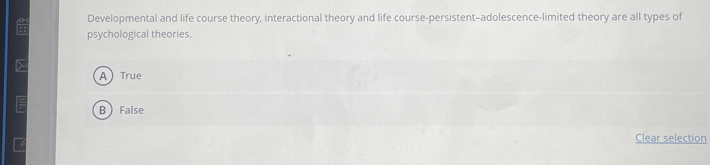Solved Developmental and life course theory, interactional | Chegg.com