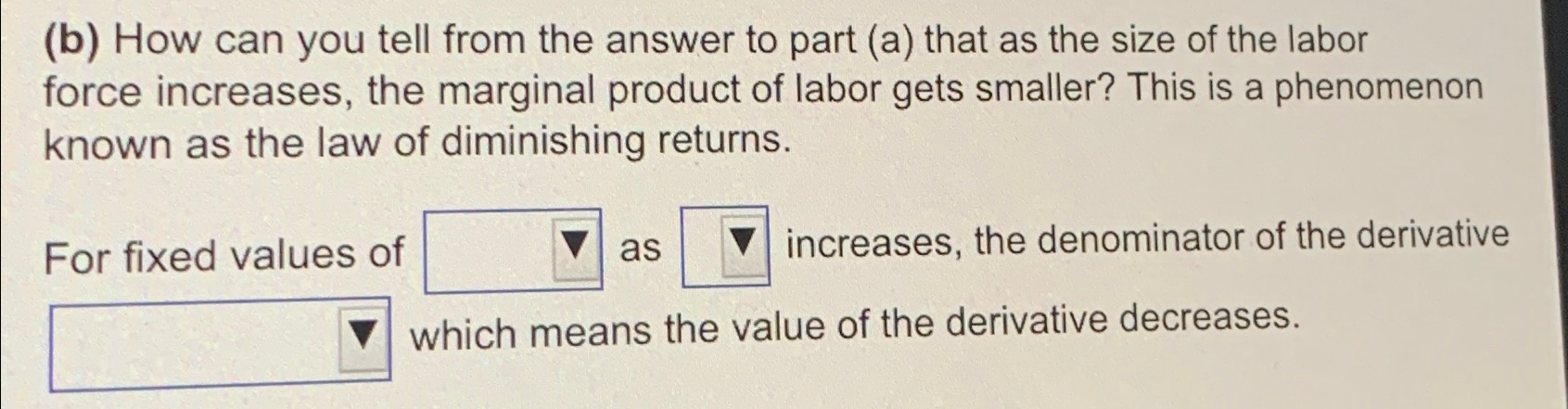 Solved (b) ﻿How can you tell from the answer to part (a) | Chegg.com