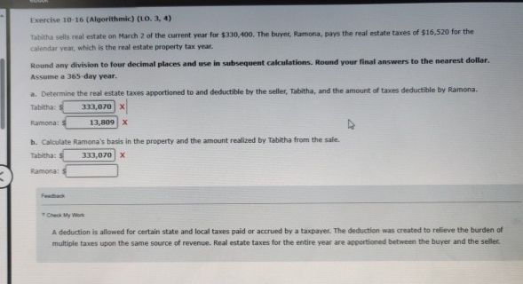 Solved Exercise 10-16 (Algorithmic) (L0. 3, 4)Tabitha sells | Chegg.com
