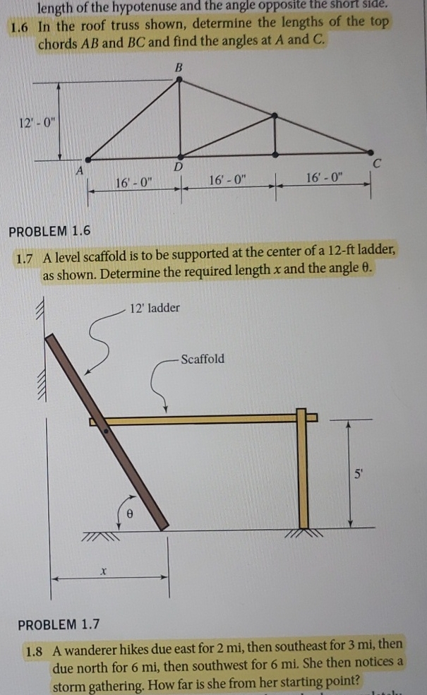 Solved length of the hypotenuse and the angle opposite the | Chegg.com