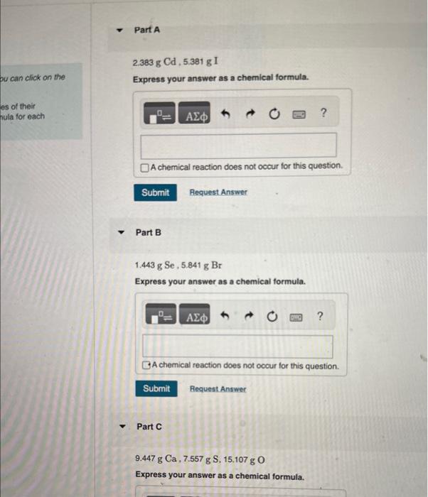 Solved samples of several compounds are decomposed and the | Chegg.com