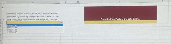 Solved Hi SUBJECT IS MICROSOFT EXCEL. Please help asap. | Chegg.com