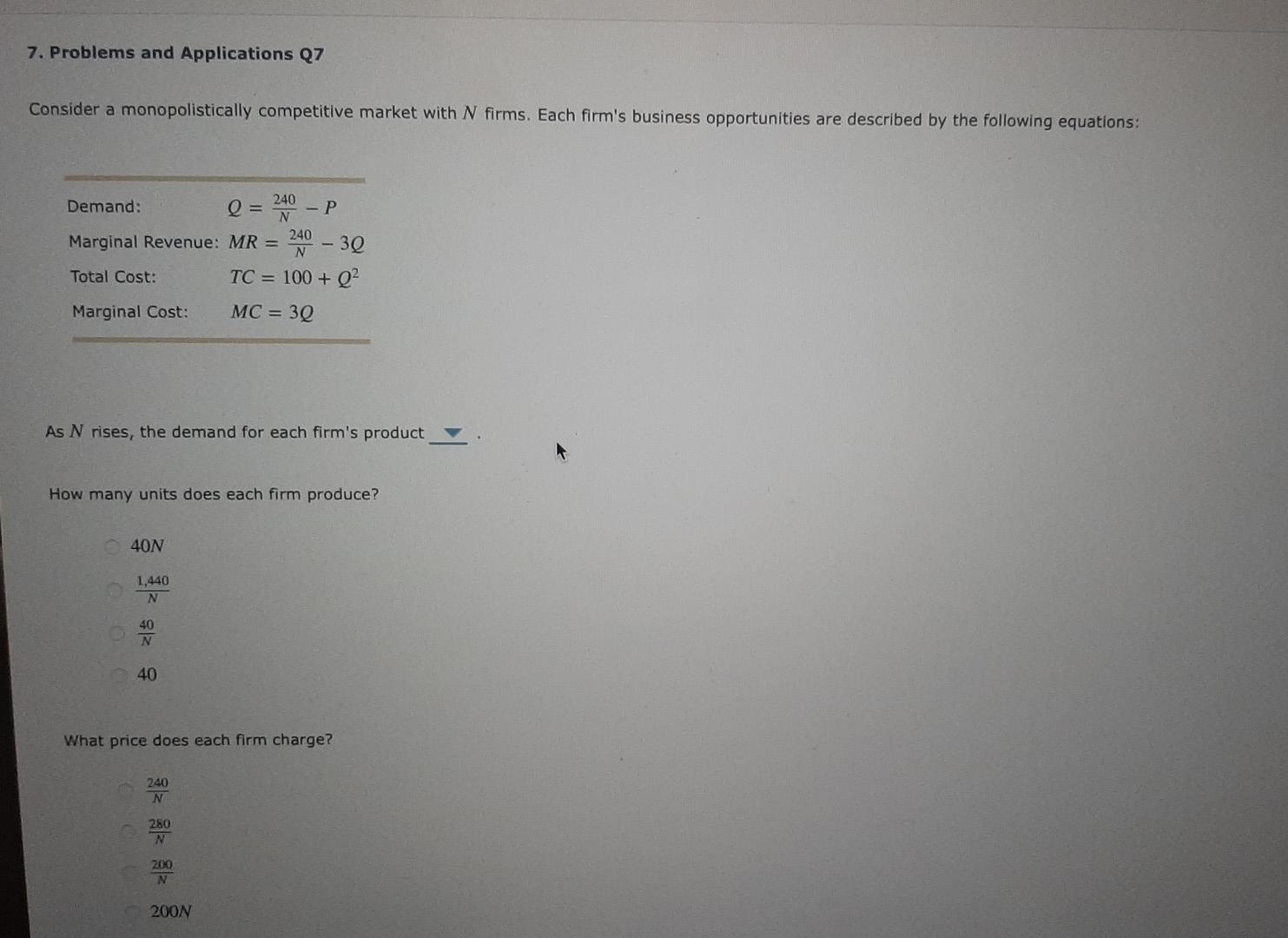 Solved 7. Problems and Applications Q7 Consider a | Chegg.com