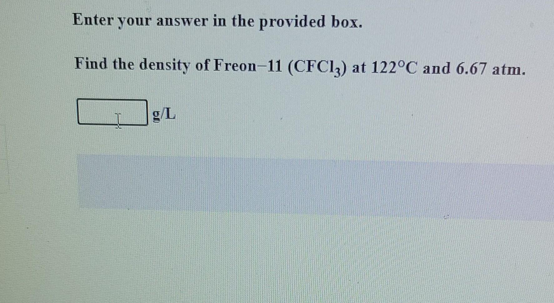 Solved Enter your answer in the provided box. Find the | Chegg.com