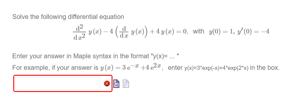 Solved Solve the following differential | Chegg.com