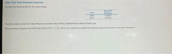 Solved Real-Time Data Analysis Exercise Consider the | Chegg.com
