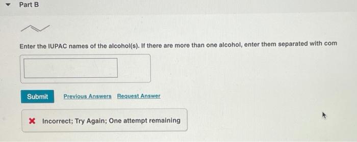 Solved Part E Identify the common name for each of the | Chegg.com