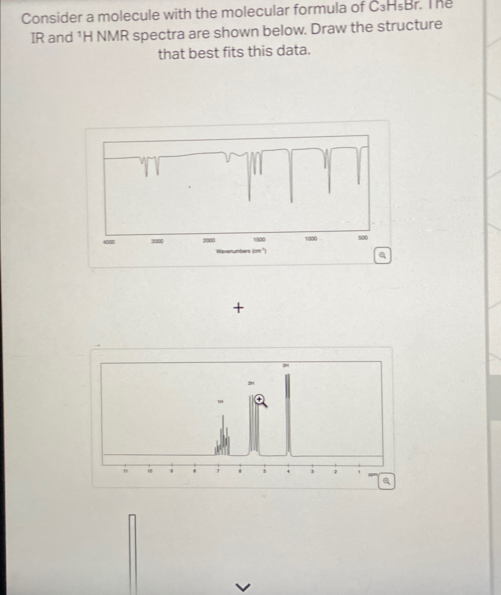 Solved Consider a molecule with the molecular formula of | Chegg.com