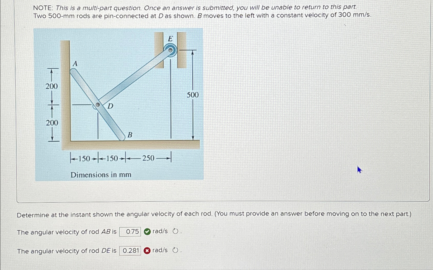 ANSWER IN RED IS WRONG!Once an answer is submitted, | Chegg.com