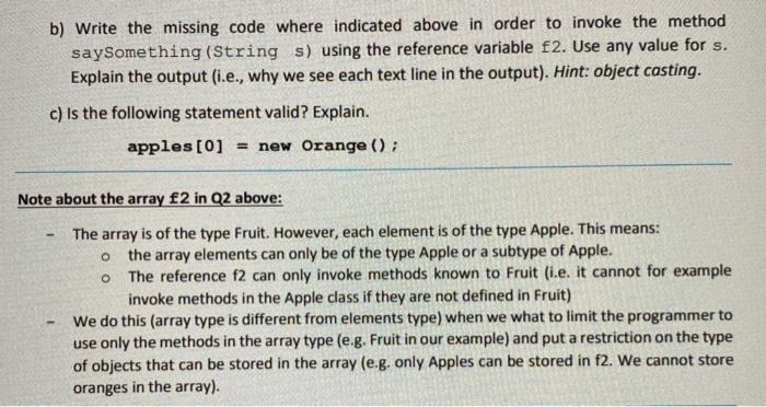Solved [15 marks] Suppose that Fruit, Apple, Orange, | Chegg.com