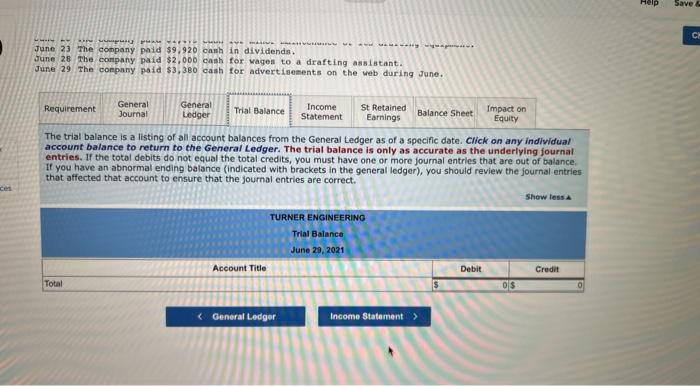 Solved Turner Engineering completed the following | Chegg.com