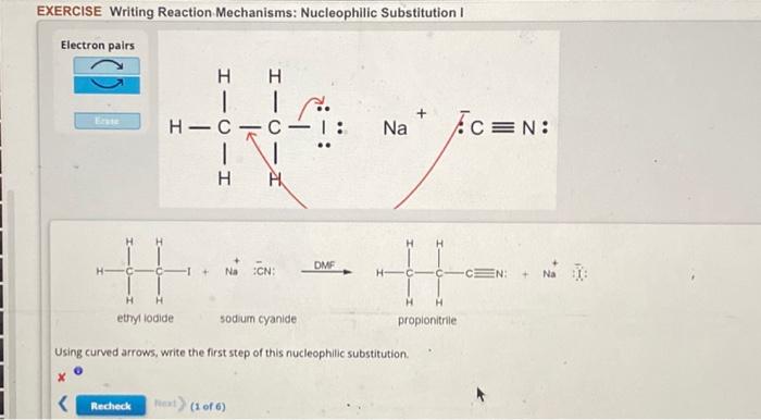 Solved EXERCISE Writing Reaction Mechanisms: Nucleophilic | Chegg.com