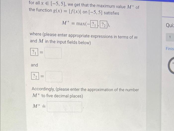 Solved (Min-Max Values of Differentiable Functions). | Chegg.com