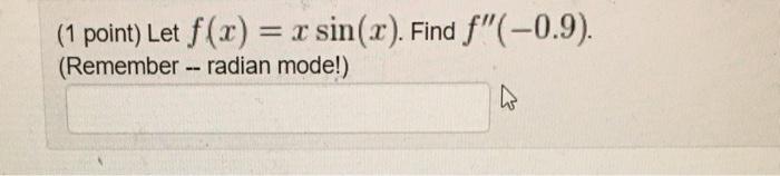 Solved f(x)=xsin(x) | Chegg.com