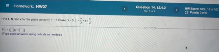 Solved Homework: HW07 Question 14, 12.4.2 Part 1 of 3 HW | Chegg.com