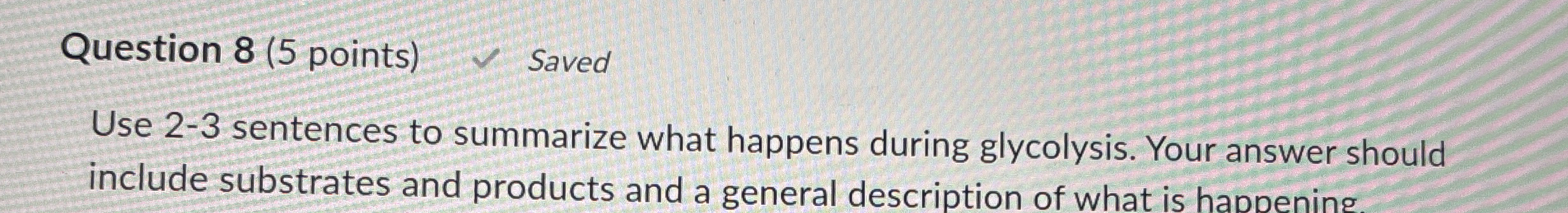 Solved Question 8 (5 ﻿points) ﻿SavedUse 2-3 ﻿sentences to | Chegg.com