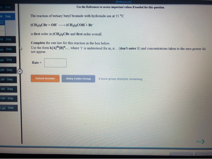 Solved is 2rea (References] Use the References to access | Chegg.com
